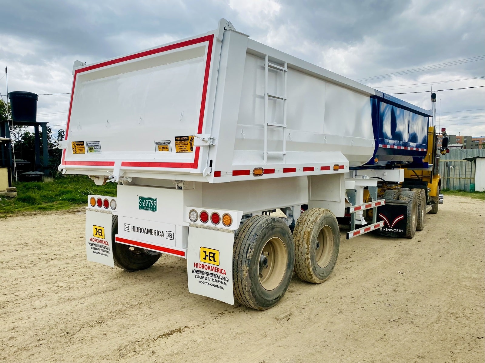 Semirremolque volco doble volteo 2 ejes | Hidroamerica